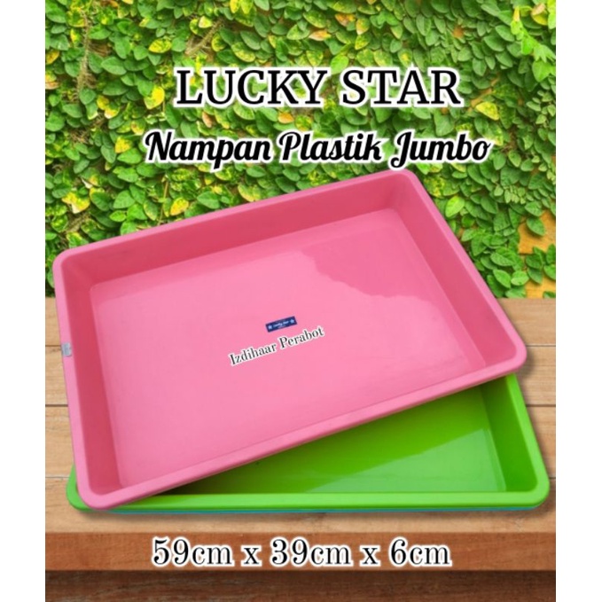 Jual LUCKY STAR Nampan Plastik Jumbo Besar | Shopee Indonesia