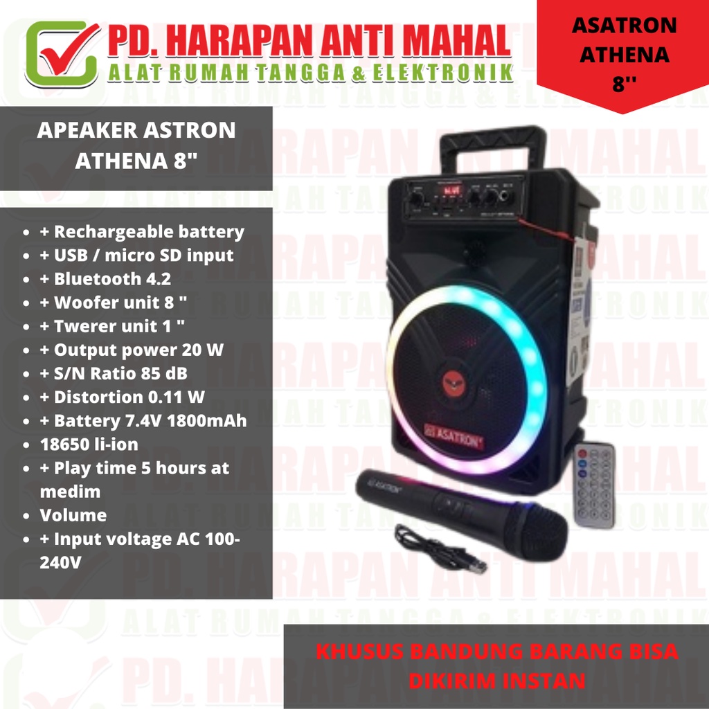 Jual SPEAKER ASATRON 8"// SPEAKER ASATRON 8IN OLYMPLUS// ASATRON ...