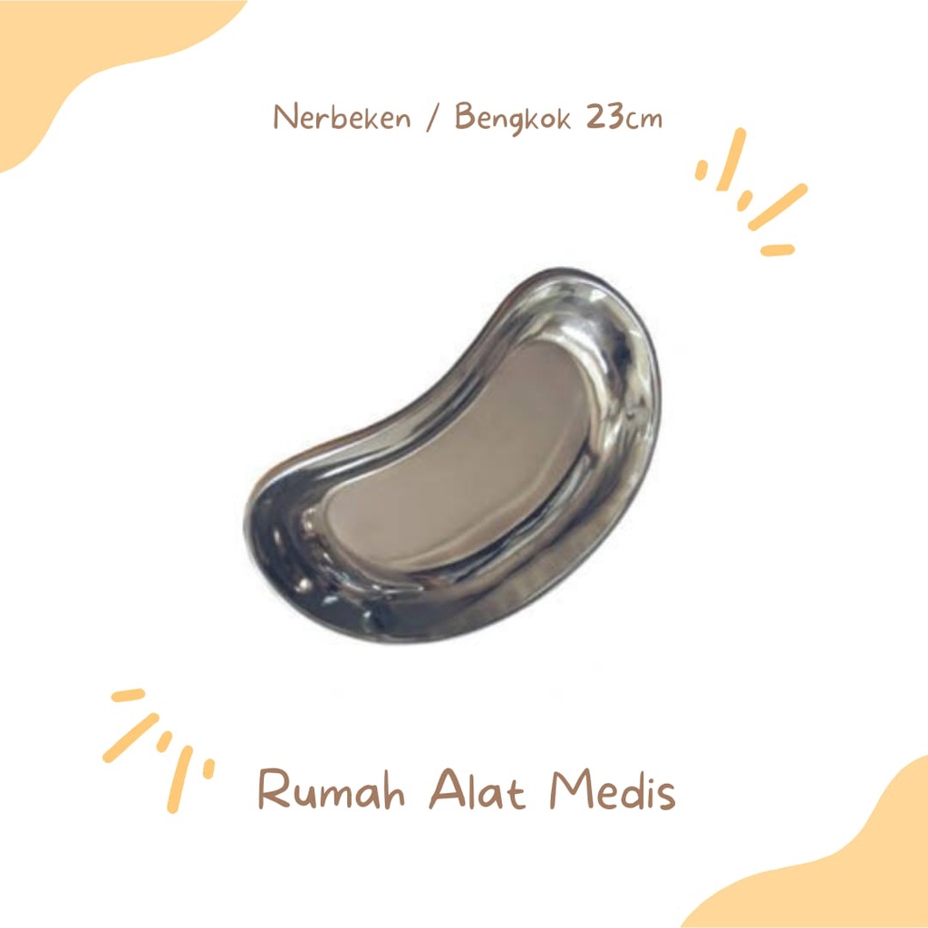 Jual Nirbeken 23cm / Bengkok 23 cm / Nierbeken Stainless 23cm ...