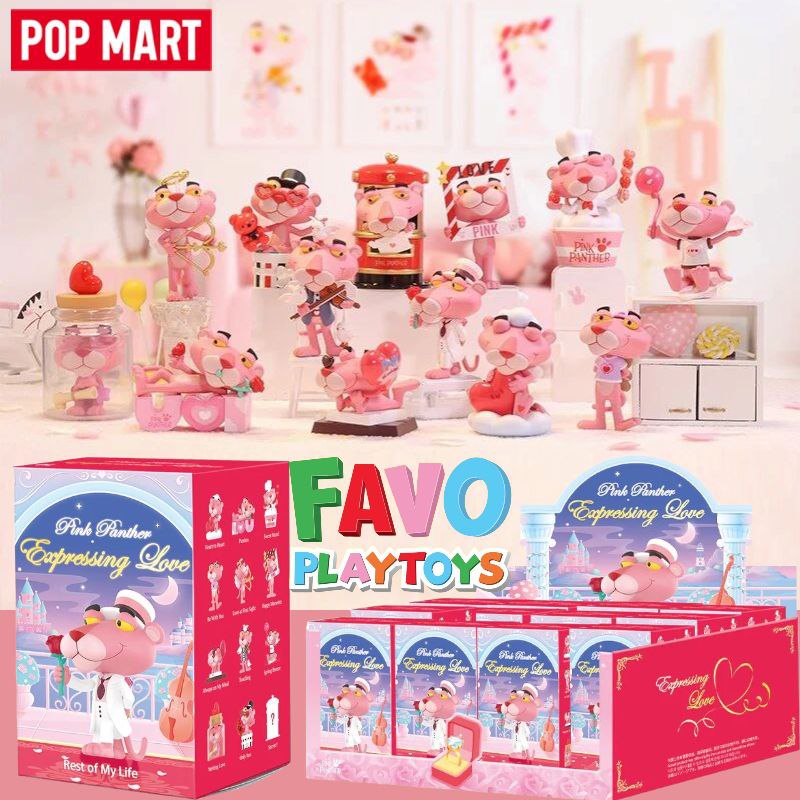 Jual POP MART Pink Panther Expressing Love Series Blindbox Figure Set ...