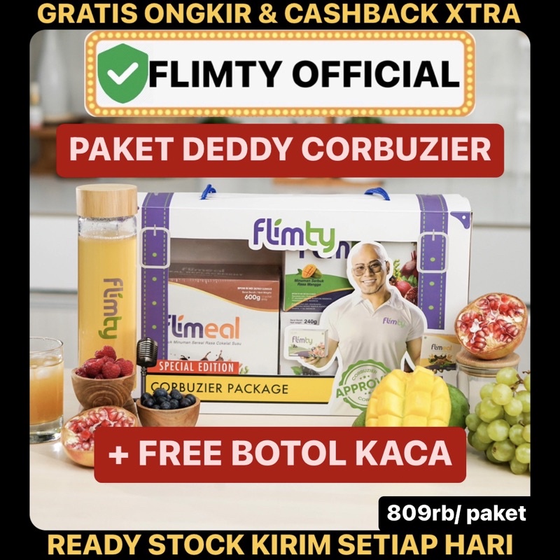 Jual PAKET FLIMTY DAN FLIMEAL FREE SHAKER PELANGSING MINUMAN DIET DETOX ...