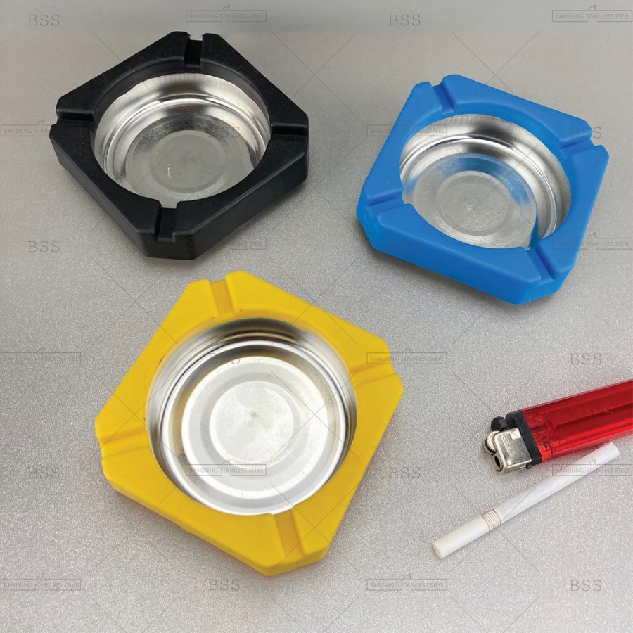 Jual Asbak Stainless Segi Warna / Asbak Kotak Warna Warni | Shopee ...