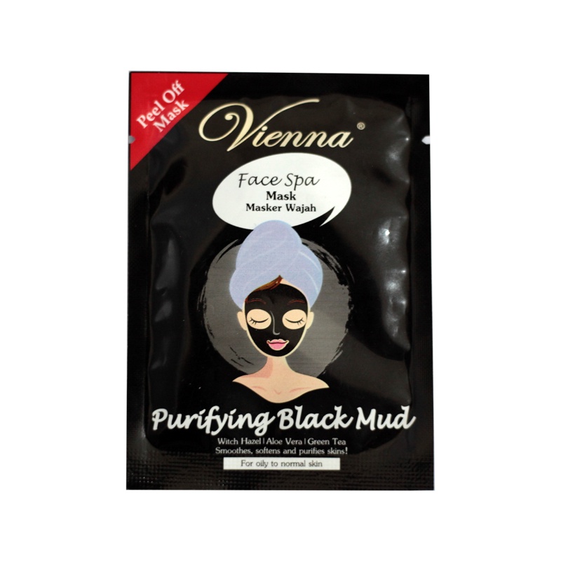 Jual Vienna Facial Mask Purifying Black | Shopee Indonesia