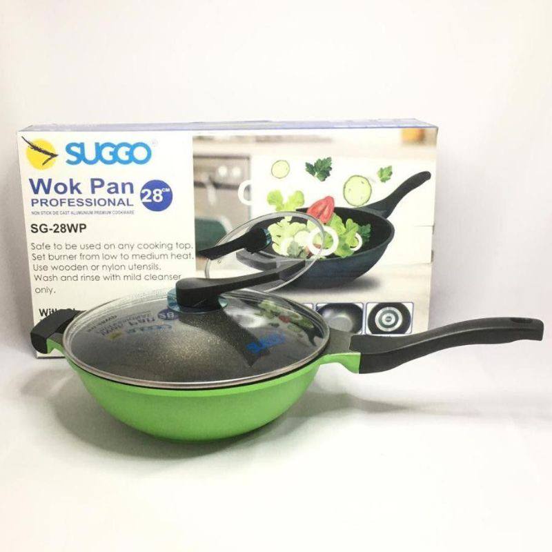 Jual Wajan WOK PAN SUGGO 28 CM/ PANCI WOK PAN JUMBO SIZE | Shopee Indonesia