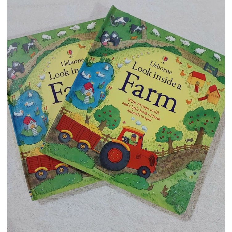 Jual Buku usborne look inside lift the flap book collection - FARM ...
