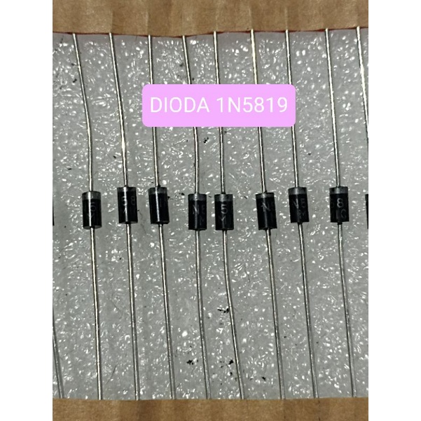 Jual 10BUAH DIODA 1N5819 DIODE 1N 5819 1 AMPERE ORIGINAL MIC | Shopee ...
