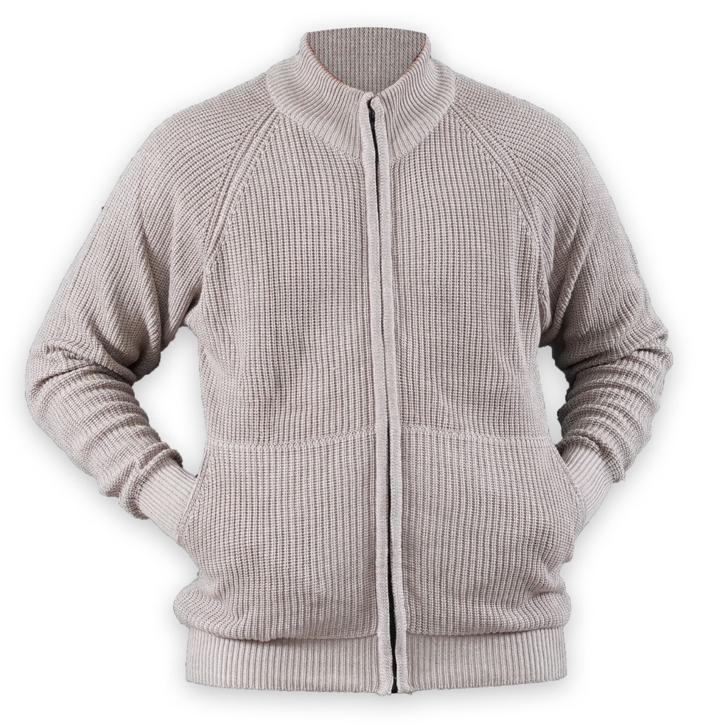 Jual Boneh Sweater Rajut Pria Tebal Resleting Depan Premium Korea ...