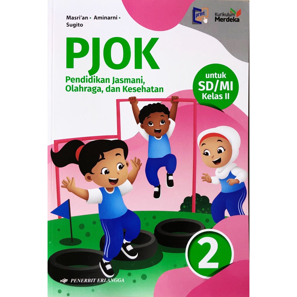 Jual BUKU PJOK SD/MI Kelas 1 2 3 4 5 6 Penerbit Erlangga - Kurikulum Merdeka - Masrian, Aminarni ...