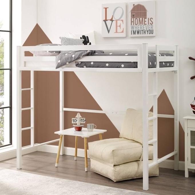 Jual Loft bed besi ranjang tempat tidur minimalis dipan divan besi ...
