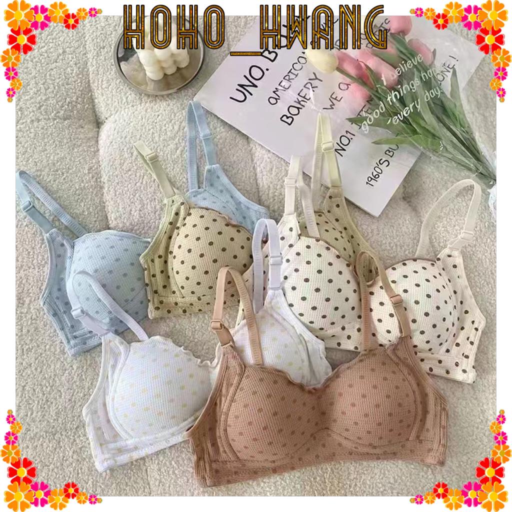 Jual HOHO_HWANG (B-344) BRA REMAJA MODEL POLKADOT KOREA STYLE BRA TANPA KAWAT | Shopee Indonesia