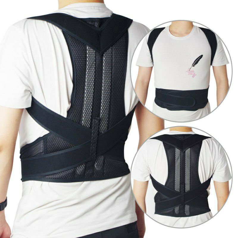 Jual Belt Sabuk Terapi Penyangga Punggung Anti Bungkuk Pria Wanita Posture Back Support Brace ...
