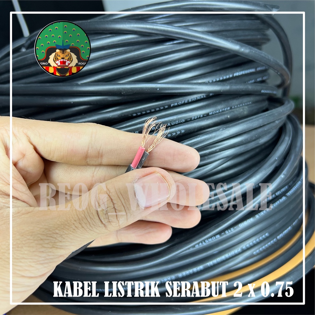 Jual Kabel Listrik Serabut 2x0.75 Serabut | Shopee Indonesia