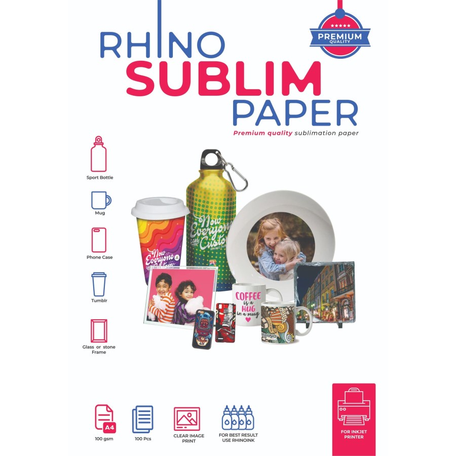 Jual Kertas Sublim / Sublimation Paper Premium 100 GSM Ukuran A4 ...