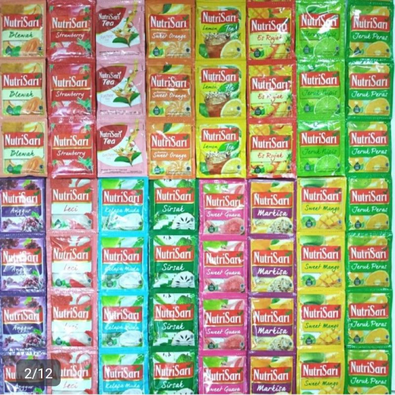 Jual nutrisari lemon tea | nutri sari teh isi 10 sachet | Shopee Indonesia