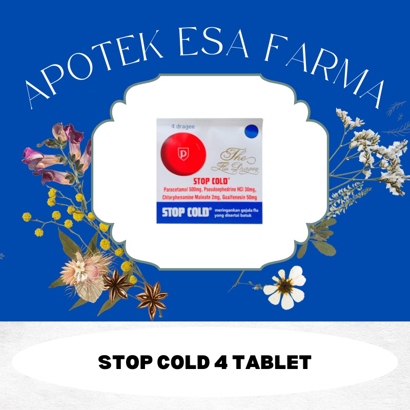 Jual Stop Cold Strip 4 Tablet - Obat Flu dan Batuk | Shopee Indonesia