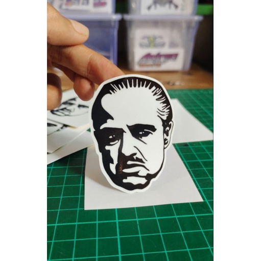 Jual stiker print mafia Godfather custom stiker murah keren lucu ...