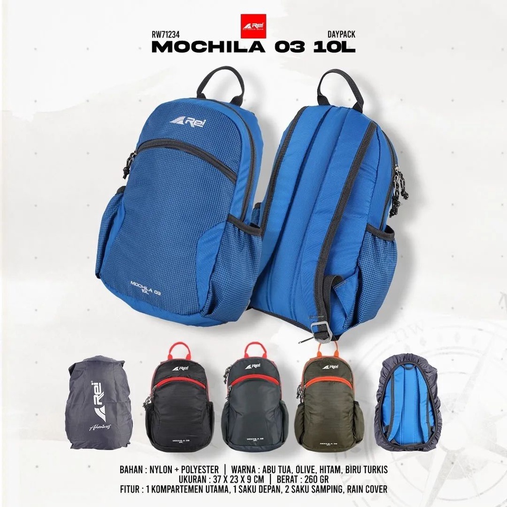 Jual Mochila 03 10L Tas Ransel Arei Outdoorgear Backpack Rei | Shopee ...