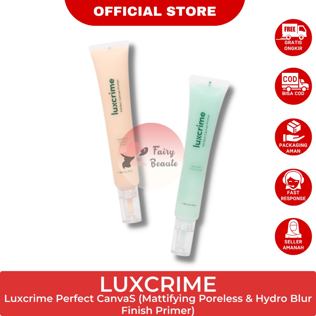 Jual Luxcrime Perfect Canvas Primer Mattifying Poreless | Hydro Blur ...