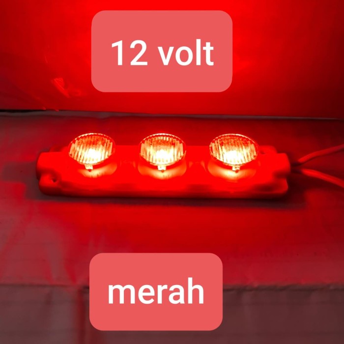 Jual 12v lampu led injeksi lensa 3 mata cob drl 17 kolong mobil motor ...