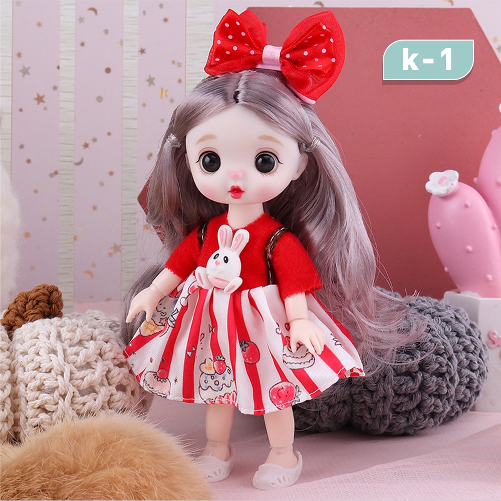 Jual BEVAVAR 17cm Mainan Bjd doll boneka yuna DIY princess girls gift ...