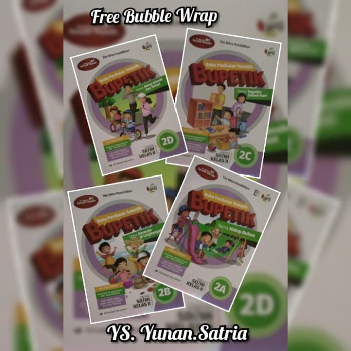 Jual 1 Set Buku BUPETIK Untuk Kelas 2 SD/MI 2A 2B 2C 2D | Shopee Indonesia