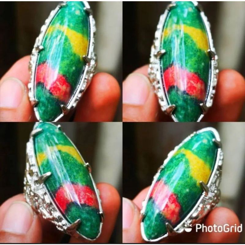 Jual batu cincin panca warna edong model pandan | Shopee Indonesia