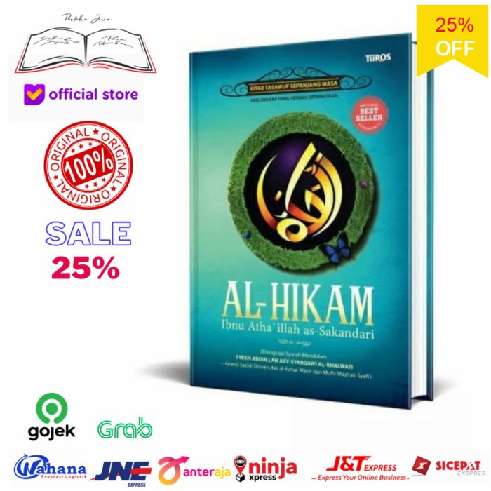 Jual Buku Kitab Al Hikam Tasawuf Terlengkap Sepanjang Masa Ibnu