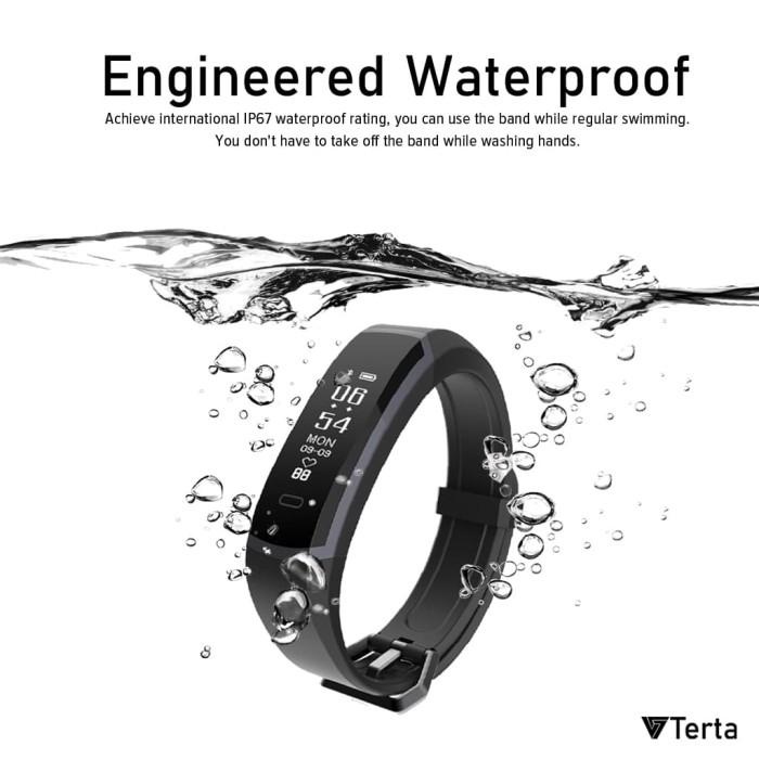 Jual Terta Smartband Cardio - dynamic Heart rate Monitor Waterproof ...