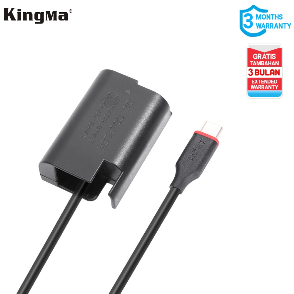 Jual KINGMA Type C USB Dummy Battery for Panasonic DMW-BLK22 for GH6 ...