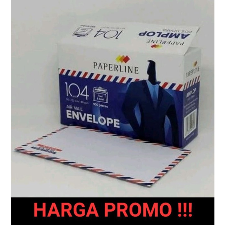 Jual Amplop Airmail PAPERLINE No.104 (per Dus) | Shopee Indonesia