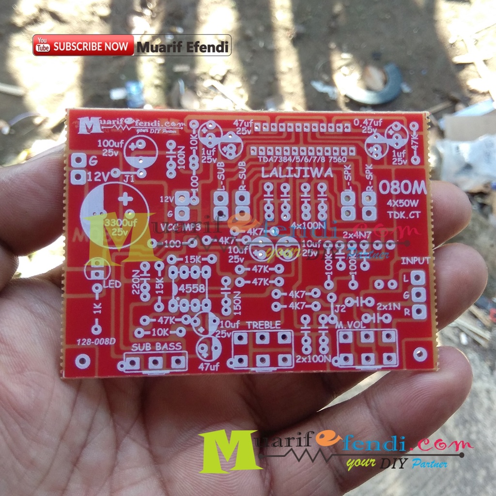 Jual PCB Power Amplifier SOUNDTONE TDA7388 200W 4x50w DC 12v NON CT | Shopee Indonesia