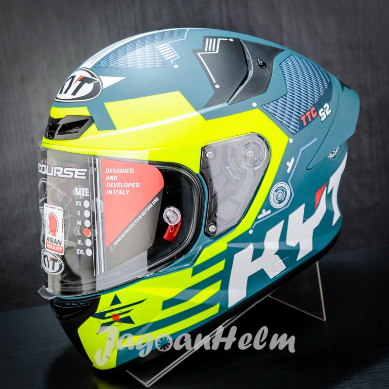 Jual KYT HELM TT COURSE FUSELAGE | MATT YELLOW | TTCOURSE | Shopee Indonesia