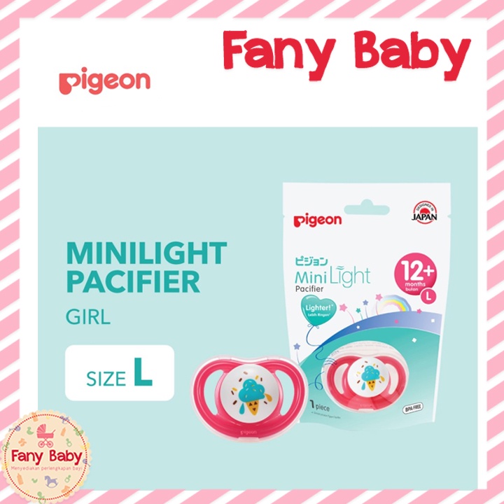 Jual PIGEON PACIFIER MINI LIGHT [ L12M+ ] | Shopee Indonesia