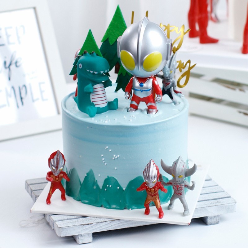 Jual TOPPER KUE ULTRAMAN DINO / CAKE TOPPER TEMA ULTRAMAN SUPRISE ...