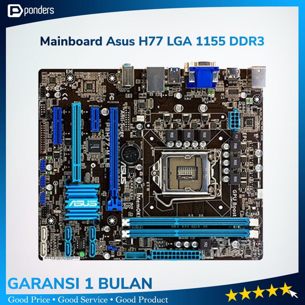Jual Mainboard Intel Asus H77 LGA 1155 DDR3 Support Gen3 | Shopee Indonesia