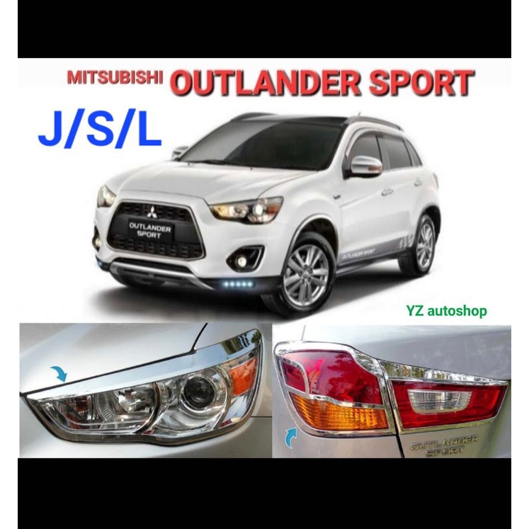 Jual Paket Garnish/Cover Lampu depan belakang MITSUBISHI OUTLANDER ...