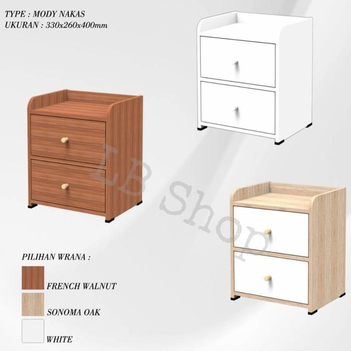 Jual Lemari Kayu Kecil Laci/Nakas Laci Vivo Bedside Table Ukuran ...
