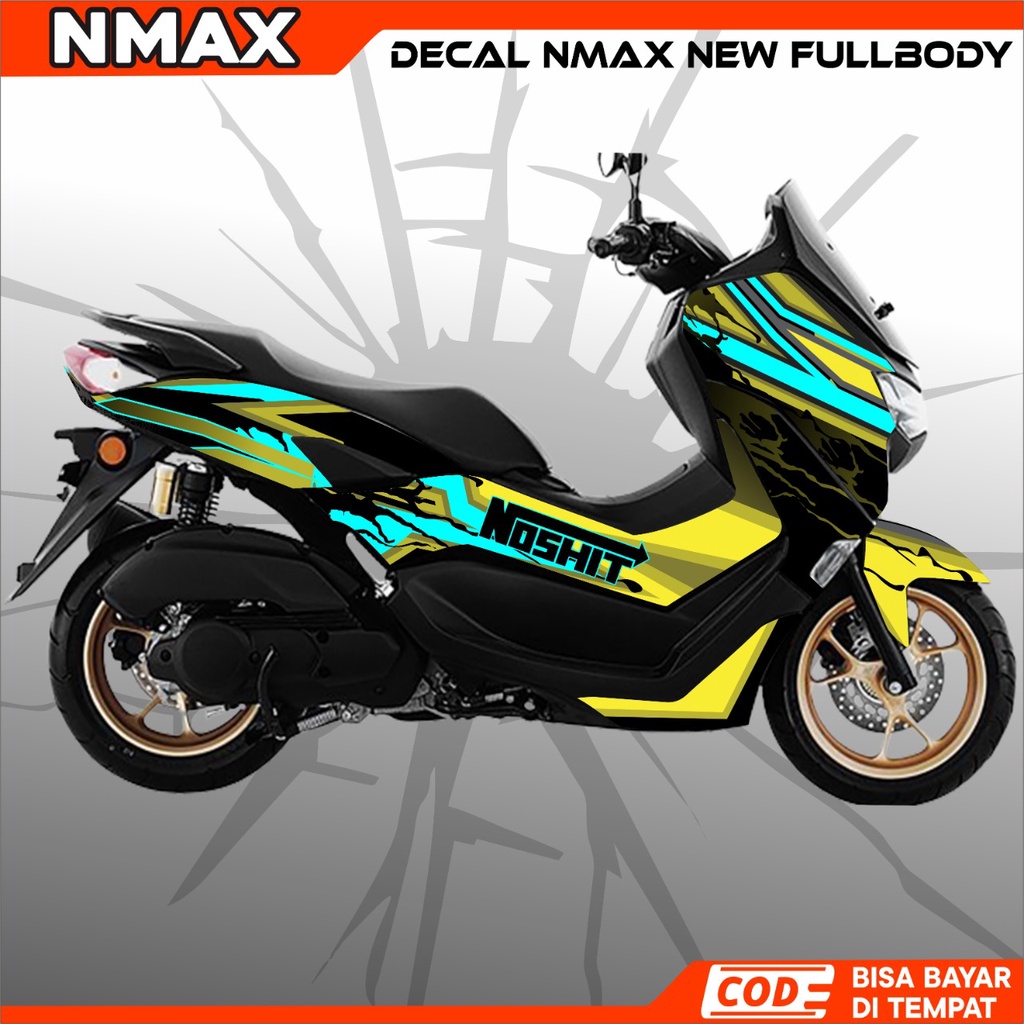 Jual STIKER DECAL MOTOR NMAX NEW MOTIF NOSHIT FULL BODY | Shopee Indonesia