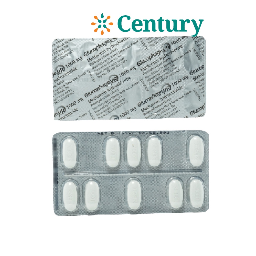 Jual GLUCOPHAGE XR 1000MG 1 STRIP ISI 10 TABLET / METFORMIN / DIABETES ...