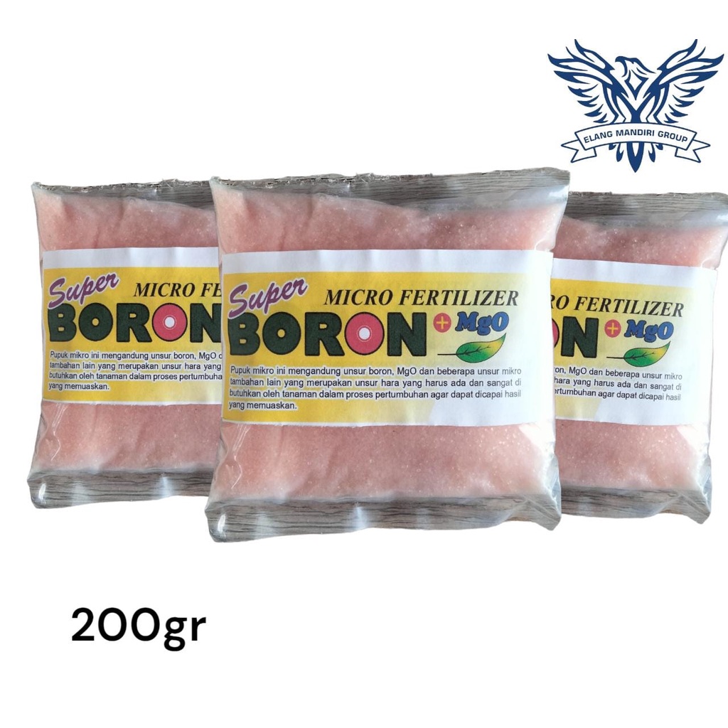 Jual Pupuk BORON + mgO 200 gram Micro fertilizer Untuk semua tanaman ...