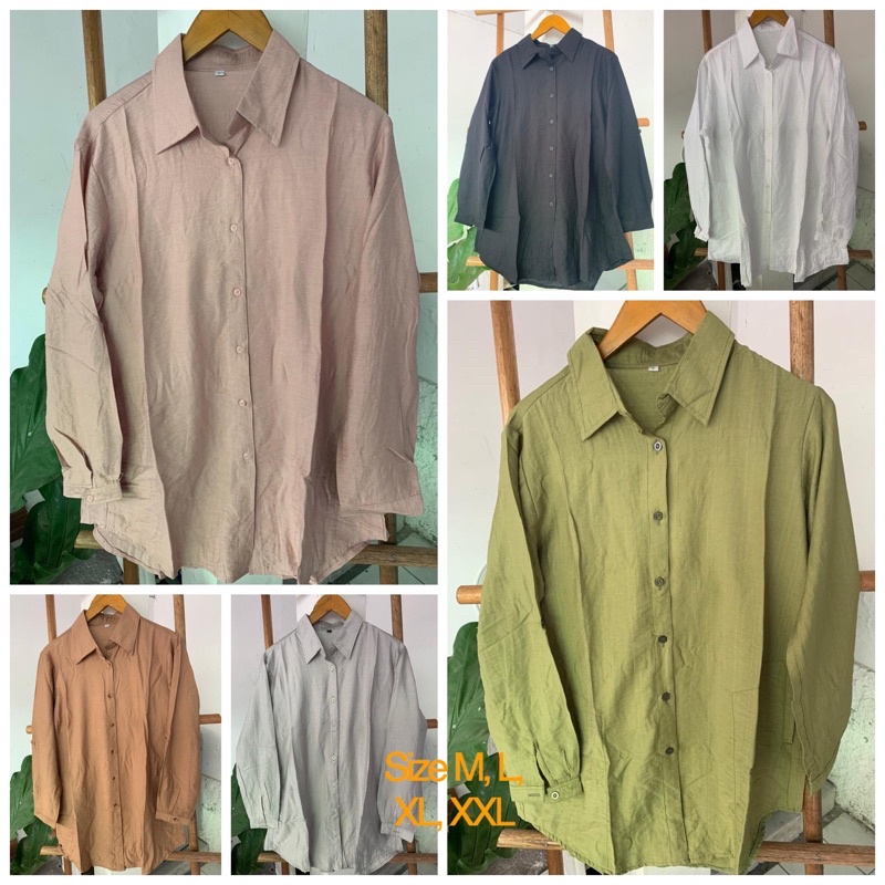 Jual tunik polo linen | Shopee Indonesia