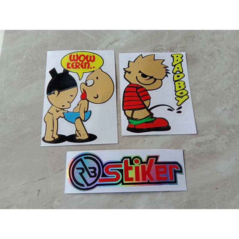 Jual Sticker lucu cutting stiker unik | Shopee Indonesia
