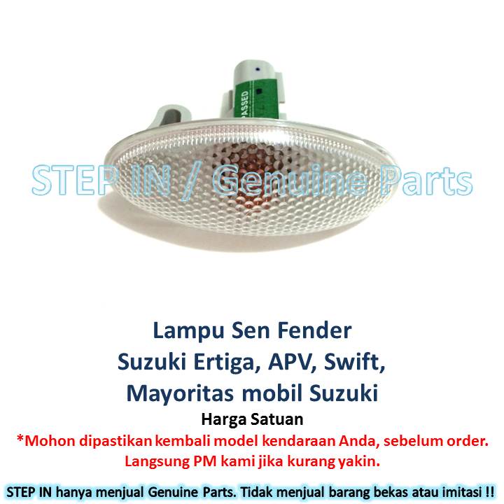 Jual Sen Fender Lampu Sein Body Suzuki Ertiga Swift Karimun Wagon R Vitara Baleno SGP Original ...