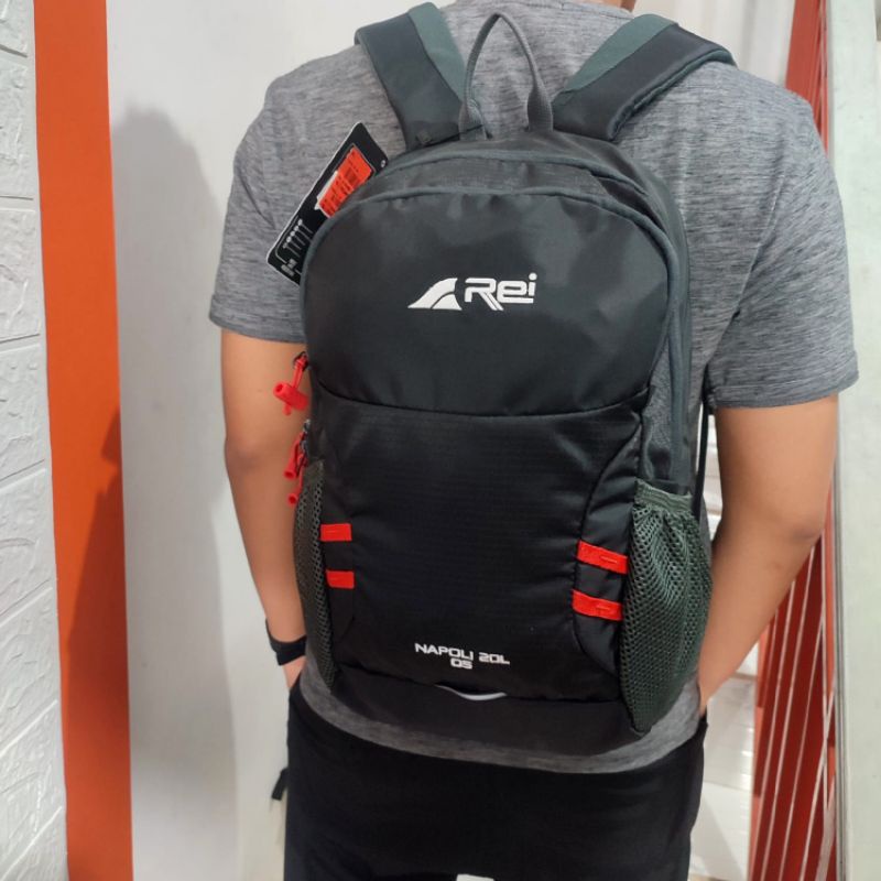 Jual Tas Ransel Pria Napoli 05 20L Arei Outdoorgear Original+Raincover | Shopee Indonesia