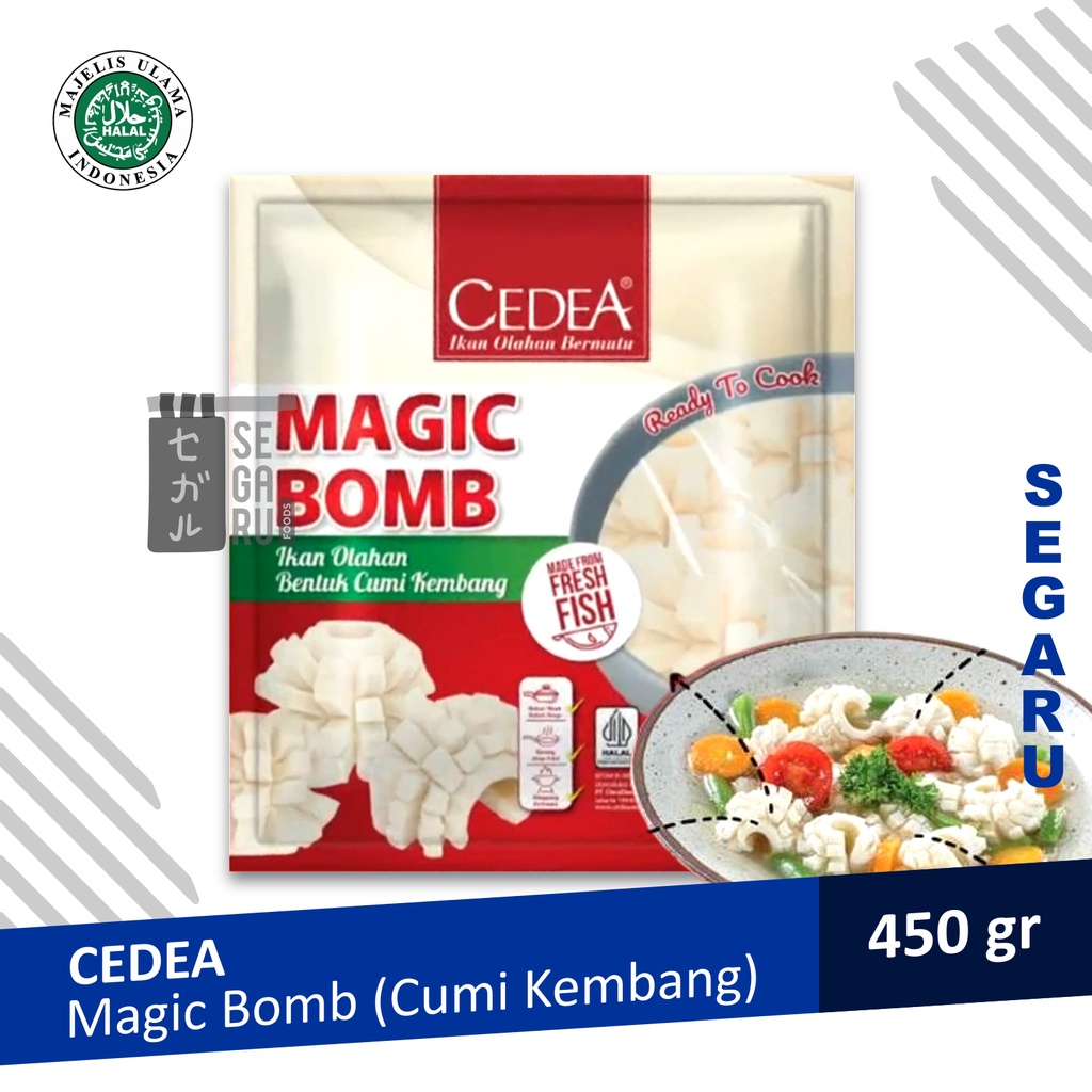 Jual CEDEA Magic Bomb Baso Ikan Olahan Bentuk Cumi Kembang 450 Gram ...