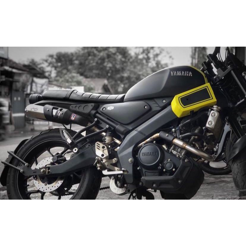 Jual Knalpot Scramble Spartans Type X-2 Yamaha XSR155 | Shopee Indonesia