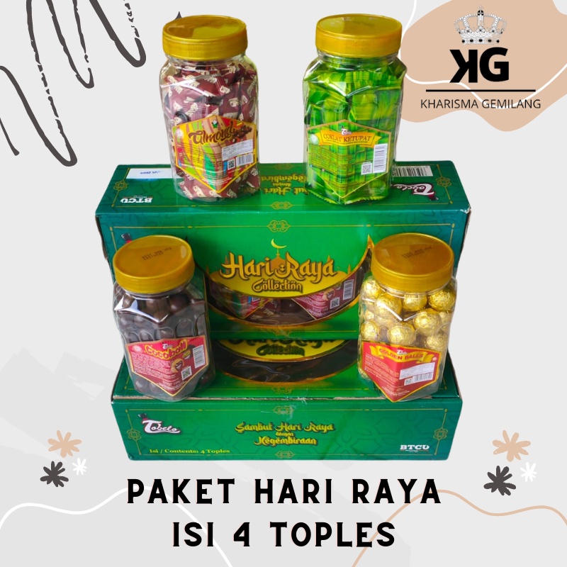 Jual KG TOBELO - PAKET HARI RAYA (4 Toples) Kue Coklat Biskuit Coklat ...