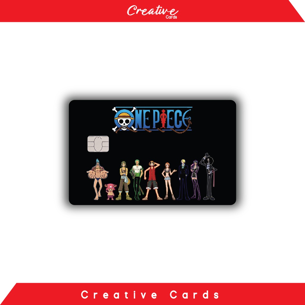 Jual Stiker Sticker Kartu Atm Skin Card Anime - Onepiece Vinyl ...