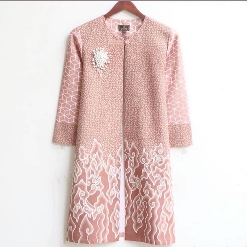 Jual TUNIK OUTER MEGA MENDUNG BATIK TULIS | Shopee Indonesia