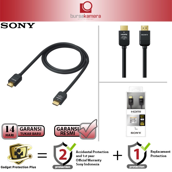 Jual Sony DLC-HX10 Premium High-Speed HDMI Cable with Ethernet | Shopee ...